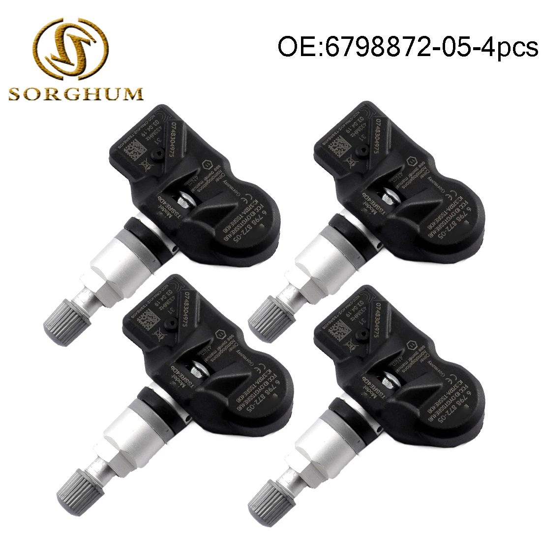 4 Pcs TPMS Tire Pressure Monitor Sensor 6798872-05 For BMW 5 7 Series ...