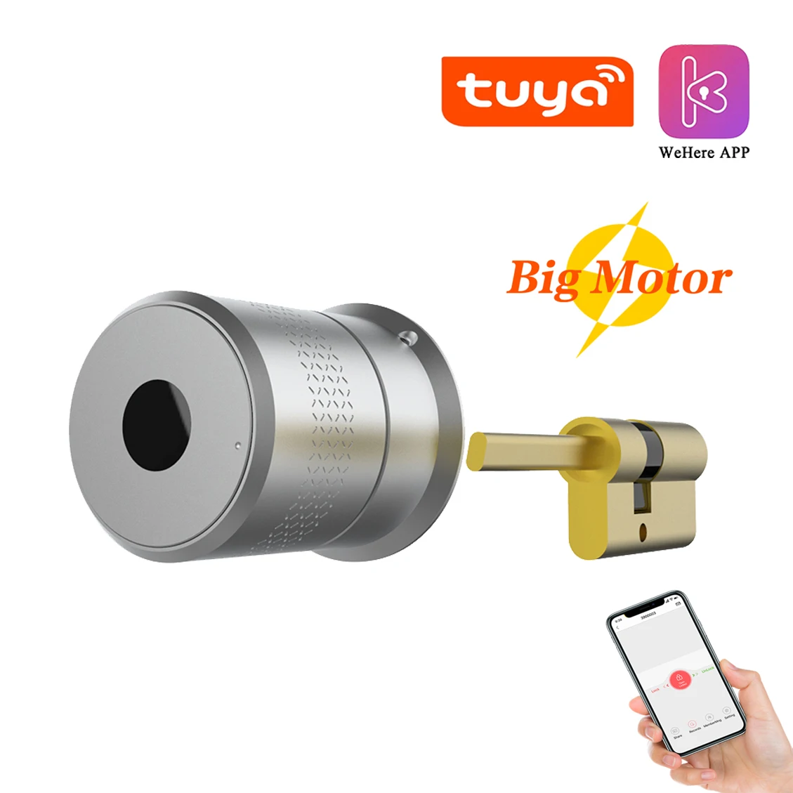 Smart-Remote-Control-Automatic-Motor-Lock-EU-Cylinder-M521-Support ...