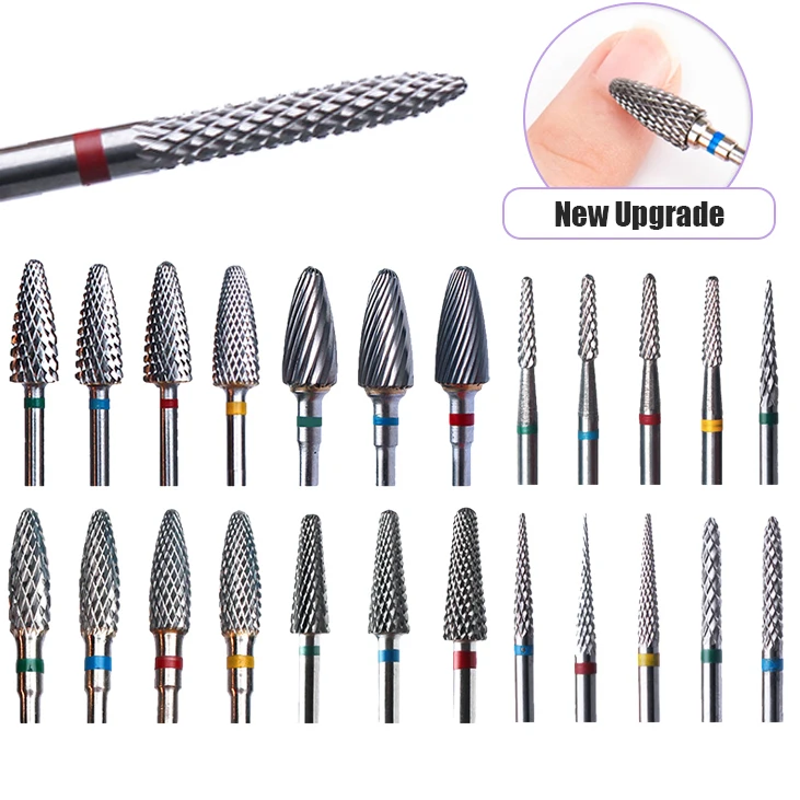 Carbide-Tungsten-Nail-Drill-Bit-Rotate-Burr-Milling-Nail-Cutter-Bits ...