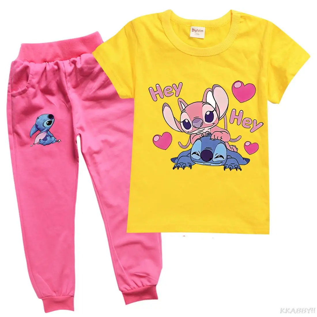 Ropa de Disney Stitch para niño y niña, camisetas de dibujos animados ...