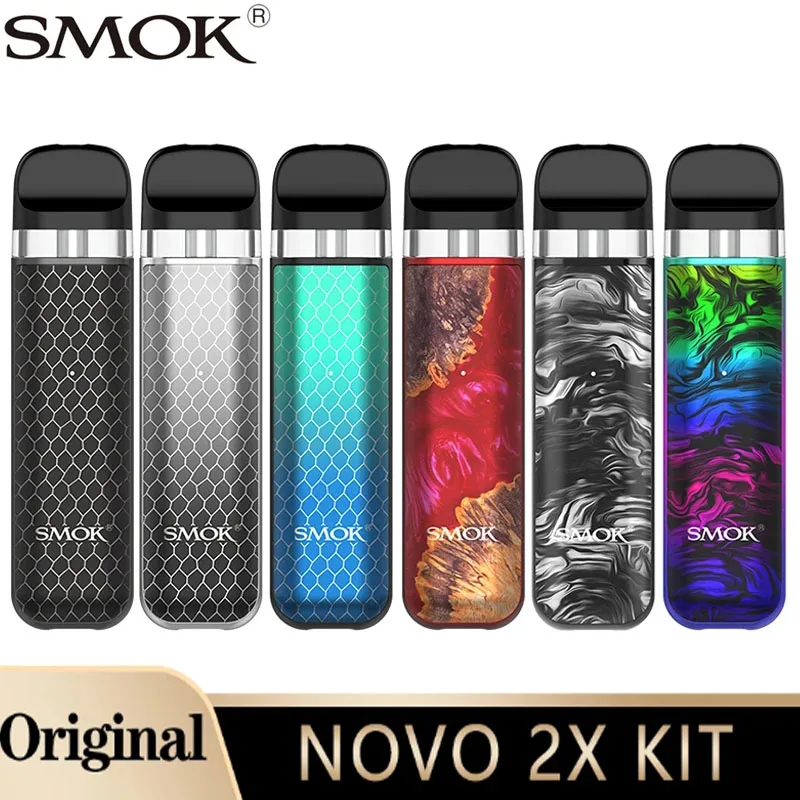 Original-SMOK-Novo-2X-Pod-Kit-800mAh-Battery-20W-Vape-2ml-Novo-2X-Mesh ...