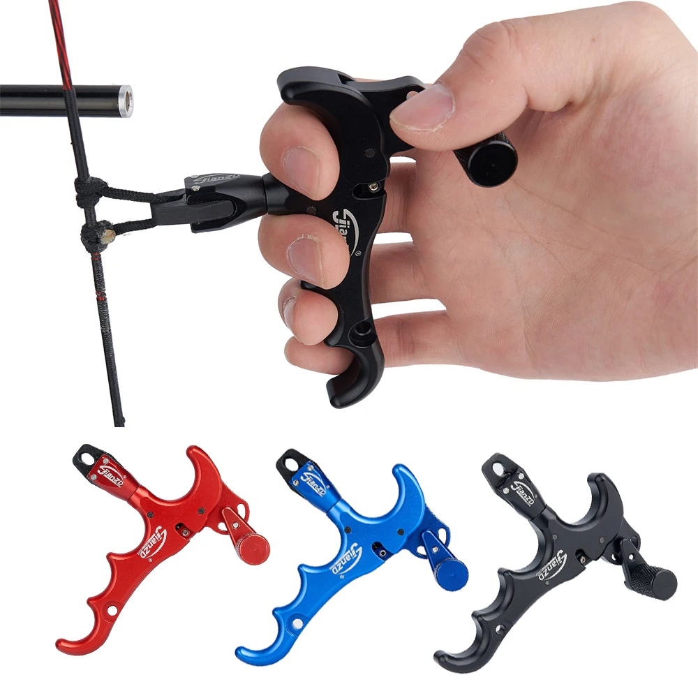 Toparchery-Adjustable-360-Degree-4-Finger-Compound-Bow-Release-Aluminum ...