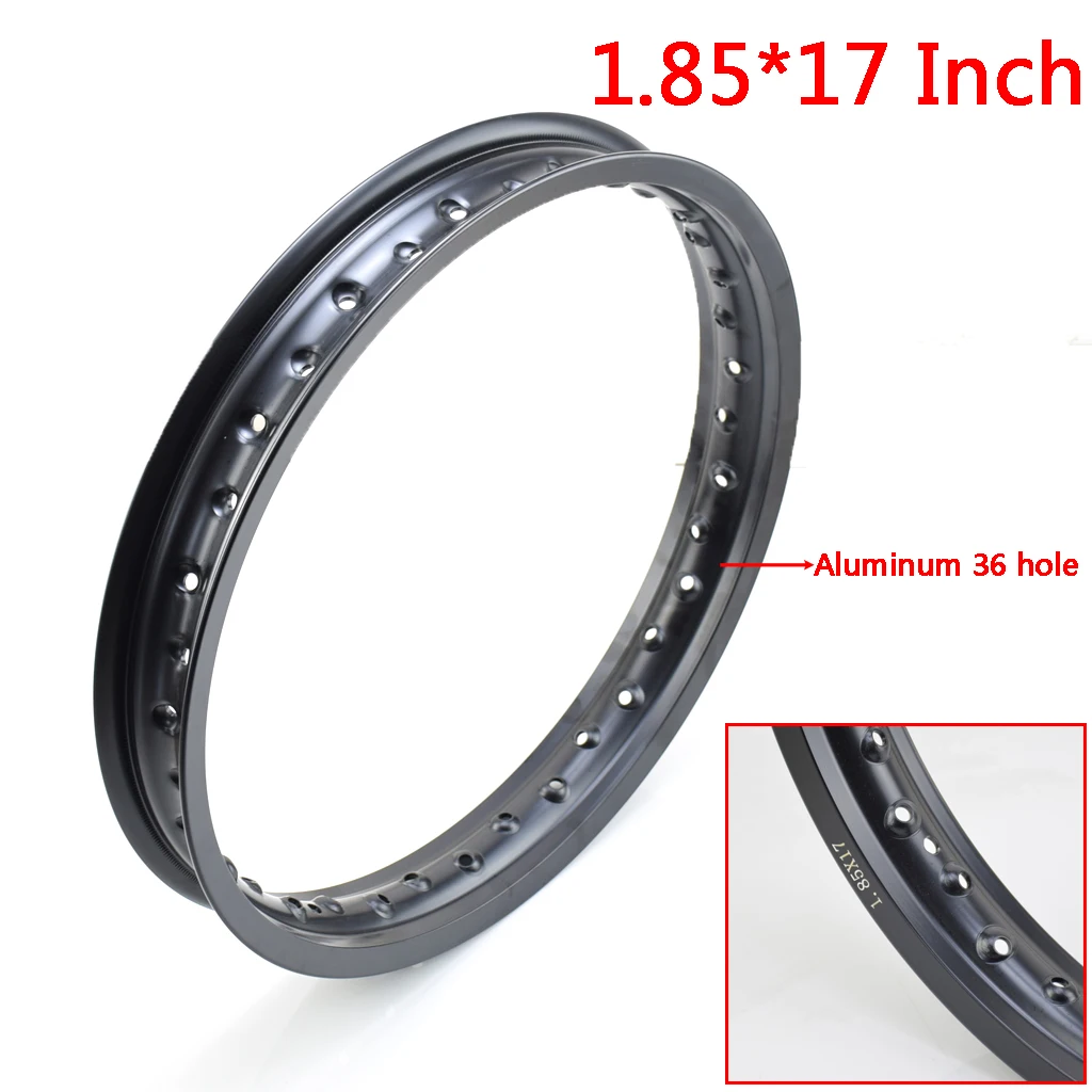 17 Inch 1.85*17 Aluminum Alloy Wheel Rim 36 Spokes For Motocross Off ...