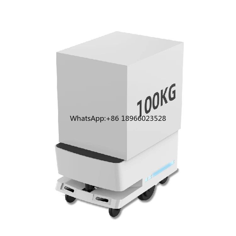 Autonomous-4Wd-Mobile-Agv-Robot-Restaurant-Warehouse-Delivery-Wheel ...
