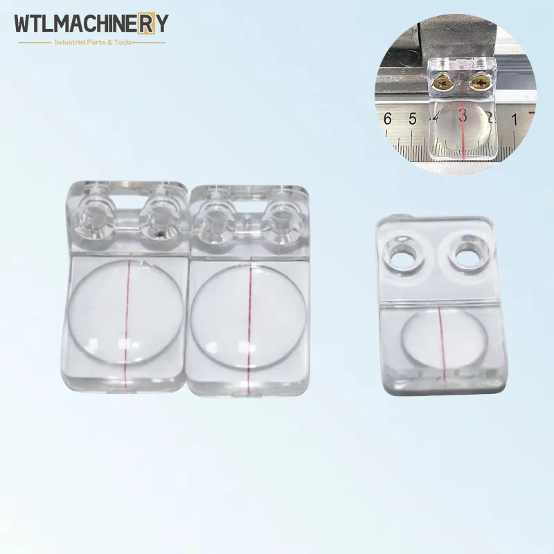 2Pcs Magnifying Lens For Sliding Table Saw Sliding Graduated Scale ...