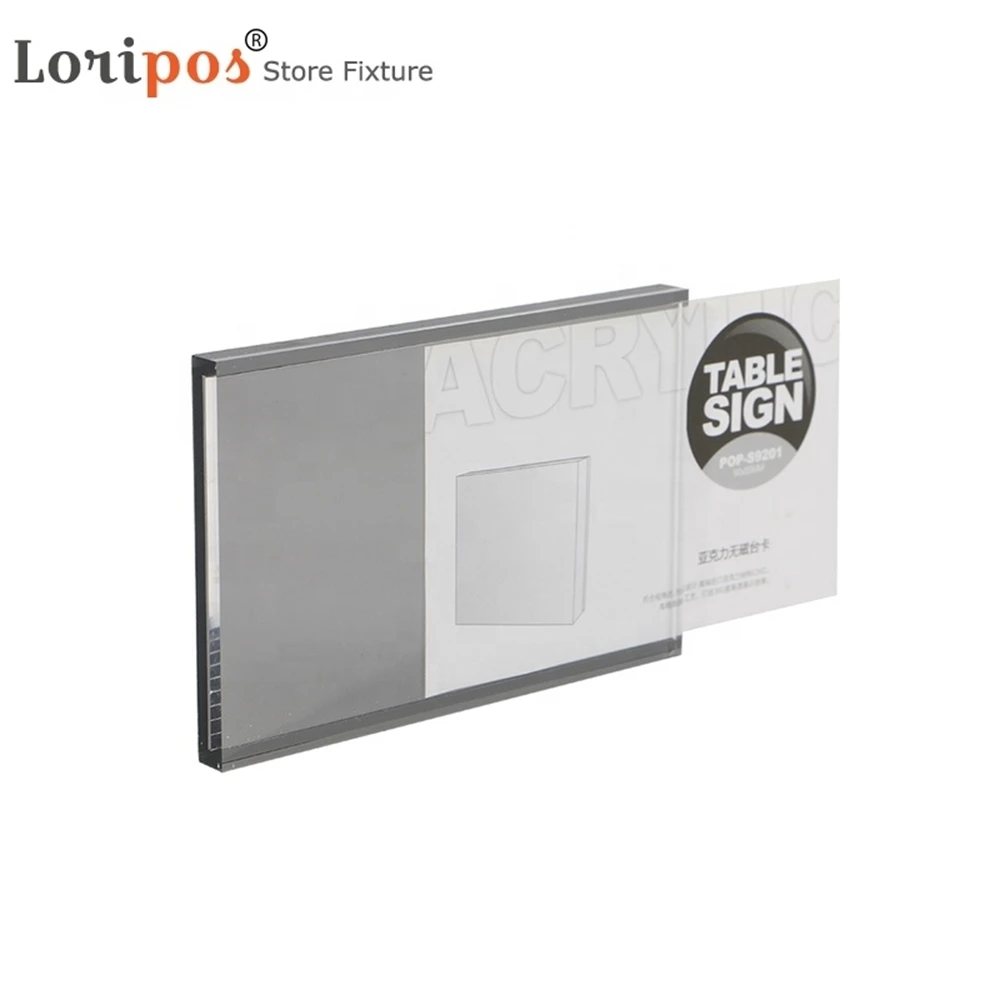 Transparent-Cover-Back-Base-Wall-Mounted-Price-Tag-Shef-Price-Display ...
