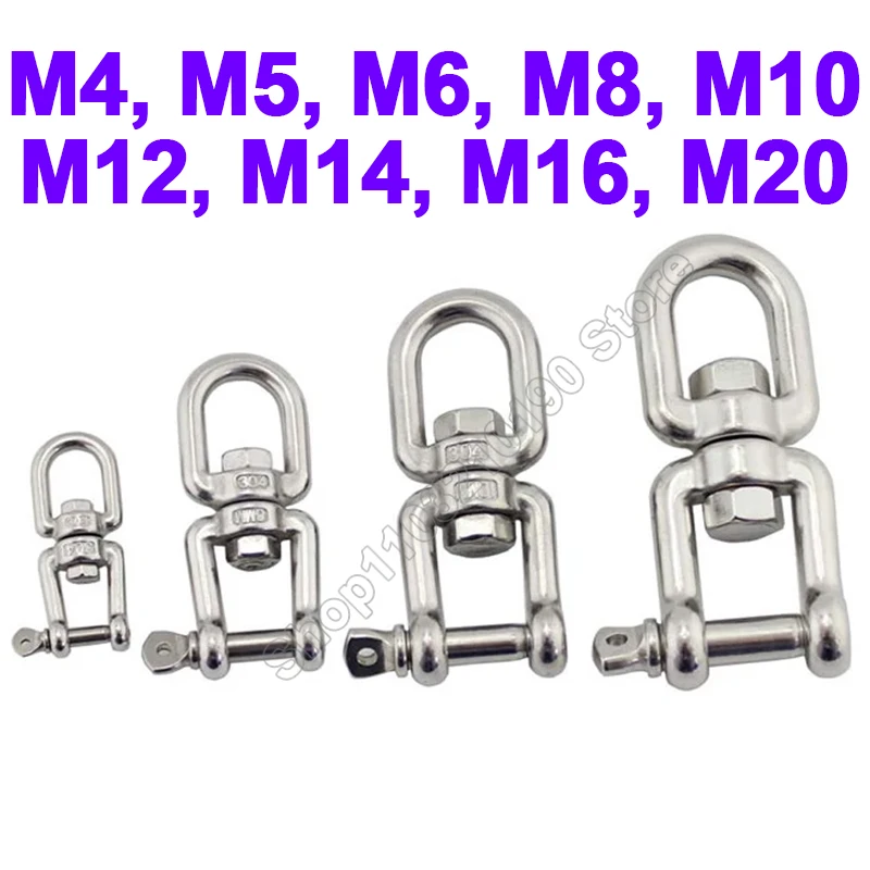 1Pc M4 M5 M6-M20 Heavy Duty 304 Stainless Steel Boat Marine Yacht ...