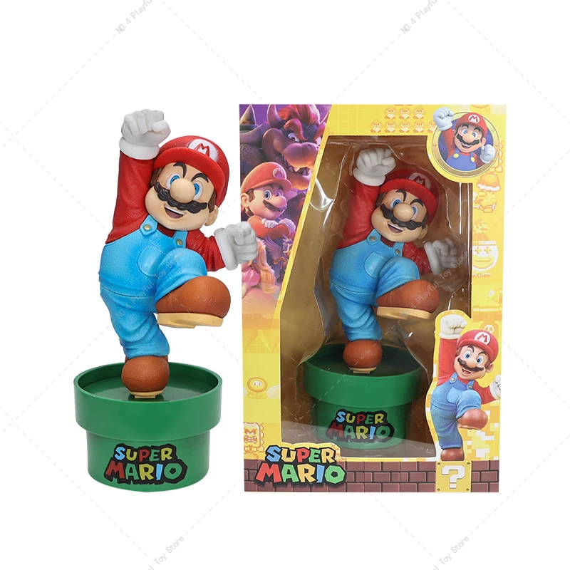 24CM-Super-Bros-Action-Figures-Mario-Jumping-Mario-PVC-Model-Collection ...