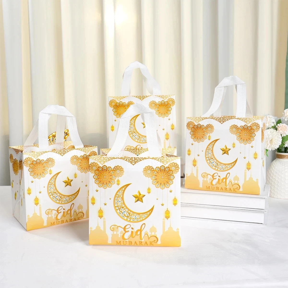 4Pcs-Eid-Mubarak-Gift-Bag-Ramadan-Decor-2024-Nonwoven-Pouch-Cookie ...