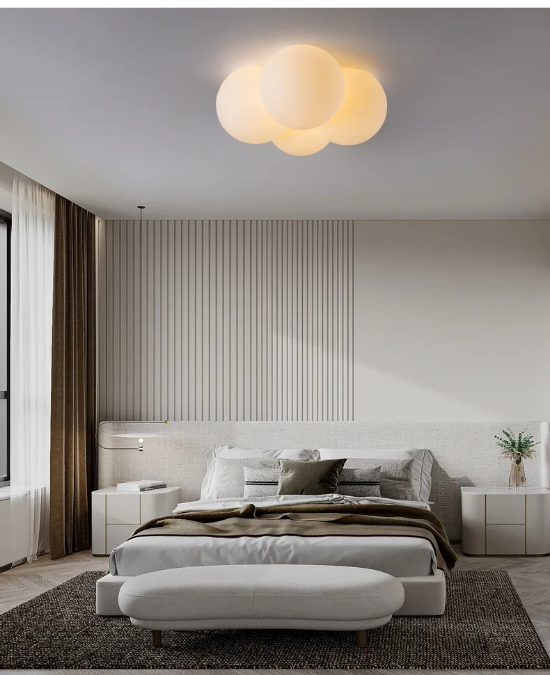 4 Lamps Cloud Chandeliers for Bedroom Ceiling Lighting Decoration LED – Lumulox