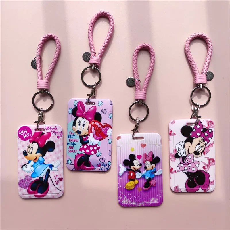 Minnie Kids Cartoon Wrist Card Holders Women Business Credit Card ...