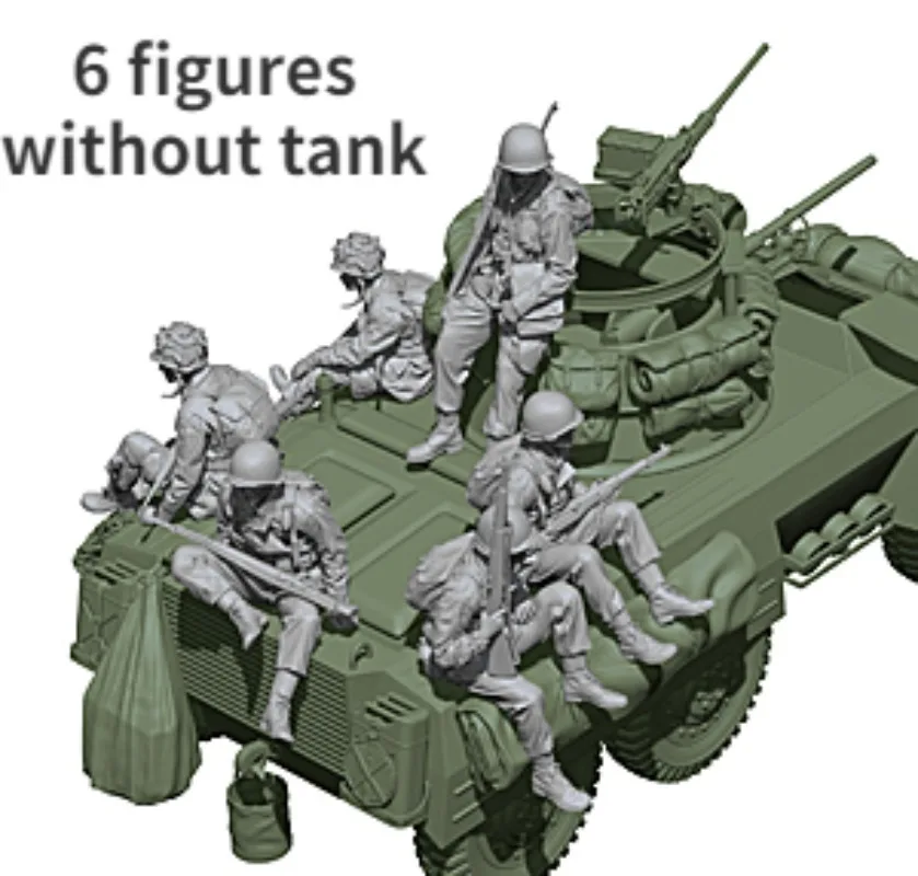 1/16 Scale Resin Figure Assembled Model Kit History Hobby Miniature US ...