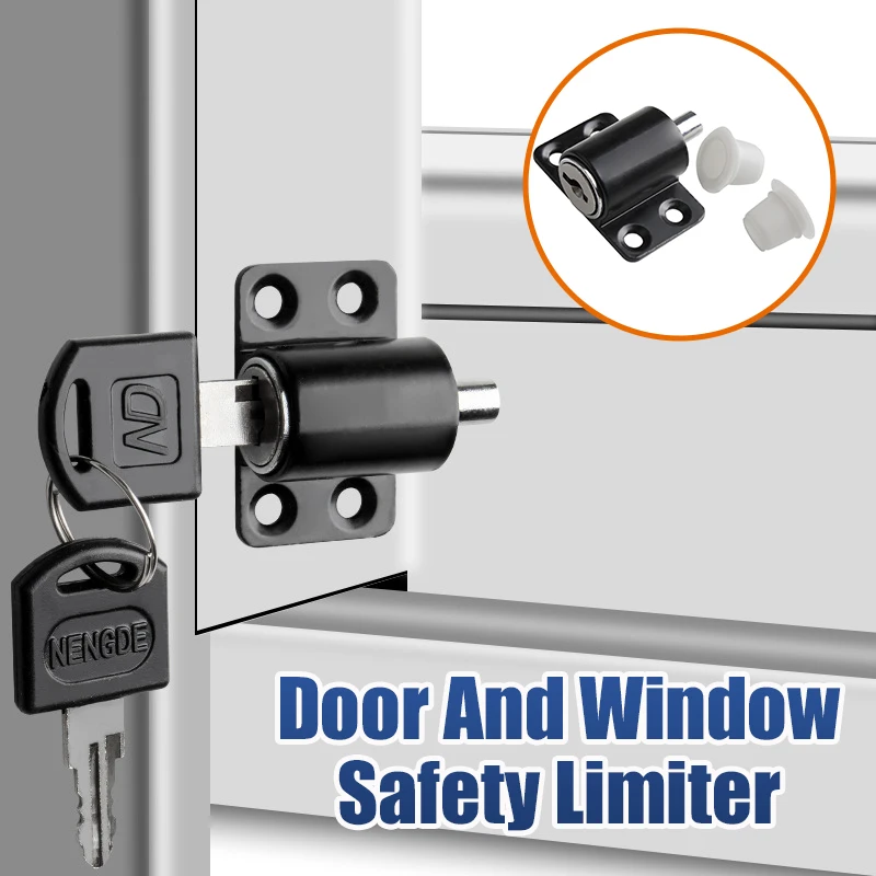 1-3PCS-Sliding-Window-Patio-Screw-Door-Lock-Key-Push-Safety-Protection ...