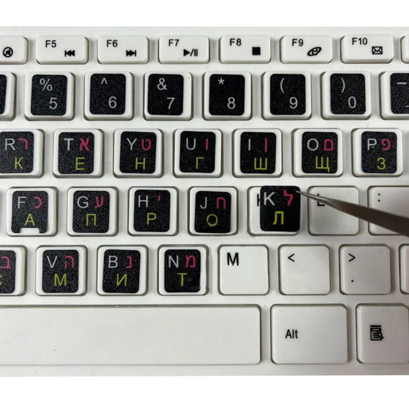 Computer-Keyboard-Sticker-English-Arabic-Russian-Hebrew-Language-keypad ...