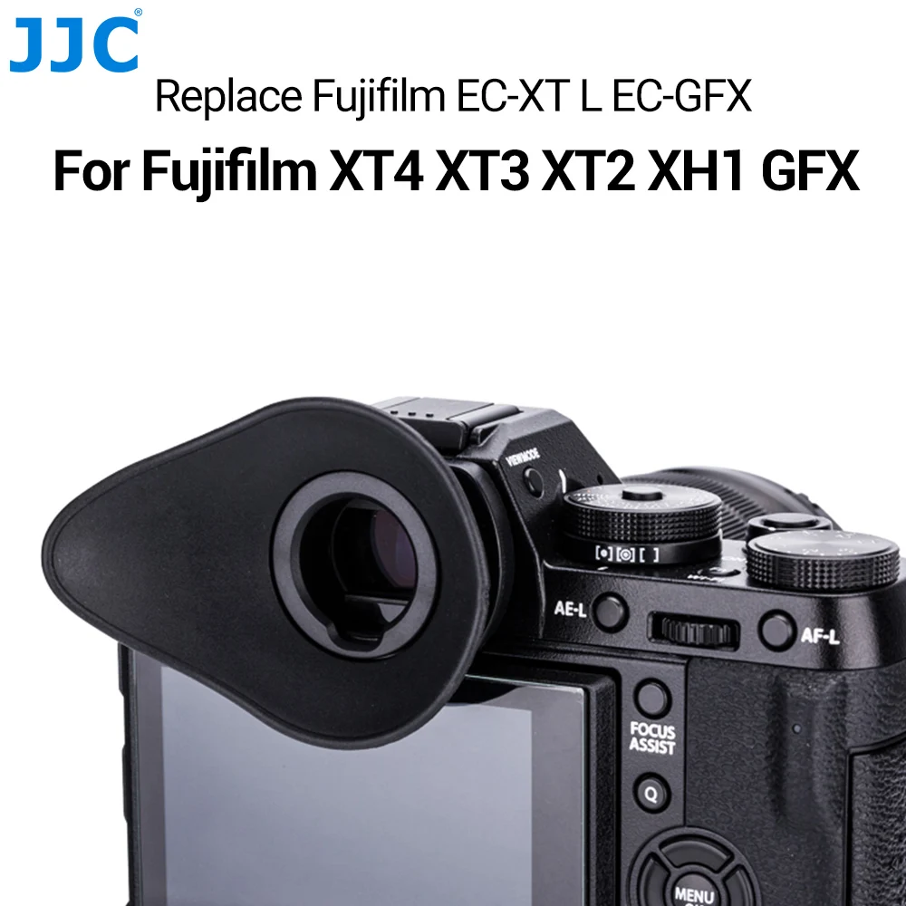 JJC Eyecup Viewfinder Eyepiece Soft Long Eyeshade For Fujifilm GFX100 GFX 50S II X T3 X T2 X T1 ...