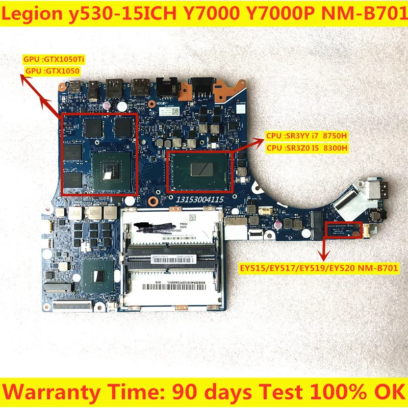 NM-B701-Motherboard-For-Lenovo-Legion-Y530-15ICH-Laptop-Motherboard ...