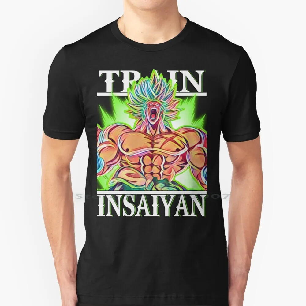 Train-Super-Broly-Full-Power-100-Cotton-T-Shirt-Train-Fitness-Gym-Anime ...
