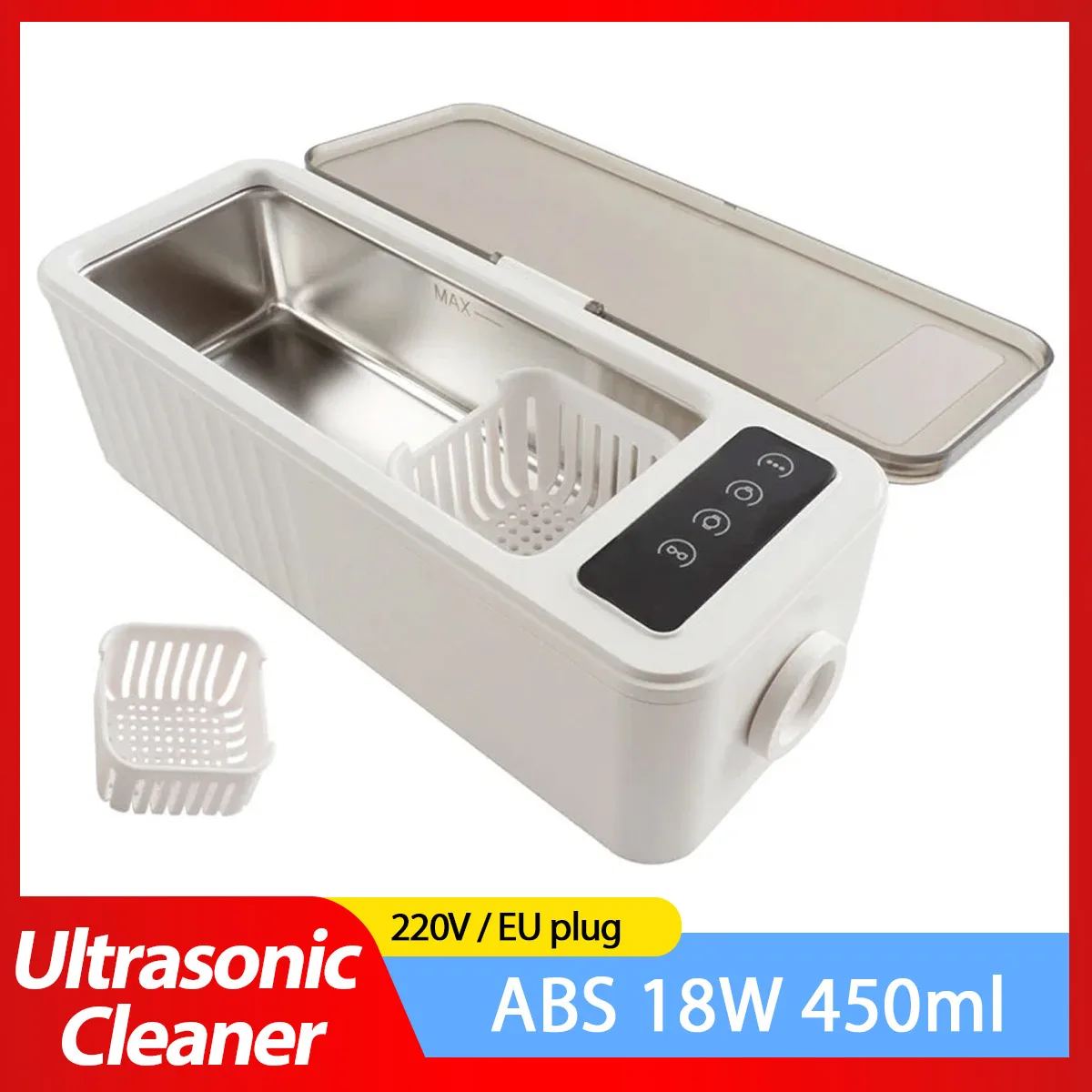 45kHz-Ultrasonic-Cleaning-Machine-High-Frequency-Vibration-Wash-Cleaner ...