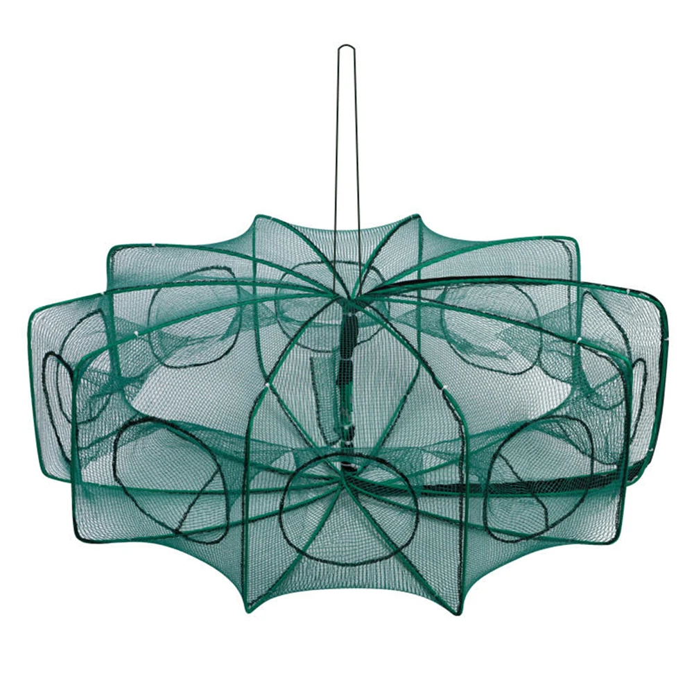 6-8-10-16-Holes-Folded-Portable-Fishing-Net-For-Tackle-Cage-Crayfish ...