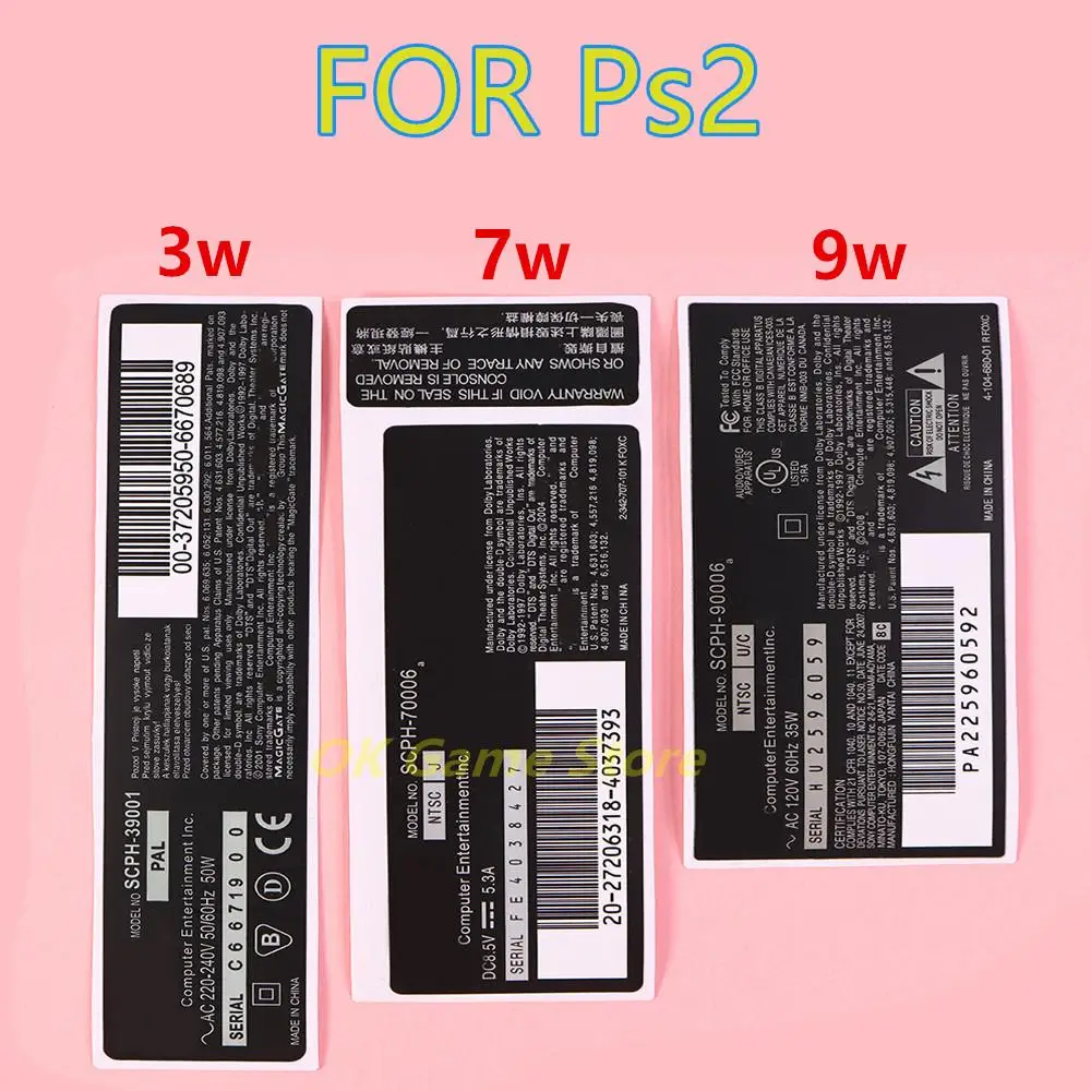 10pcs-Replacement-Security-Seal-Sticker-Label-For-PS2-Console-3W-7W-9W ...