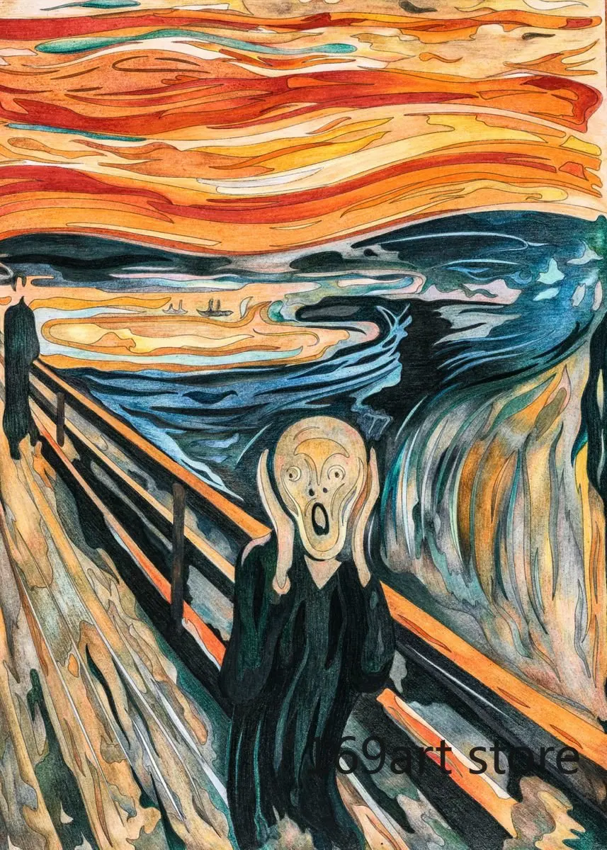 Scream Painting Van Gogh Original