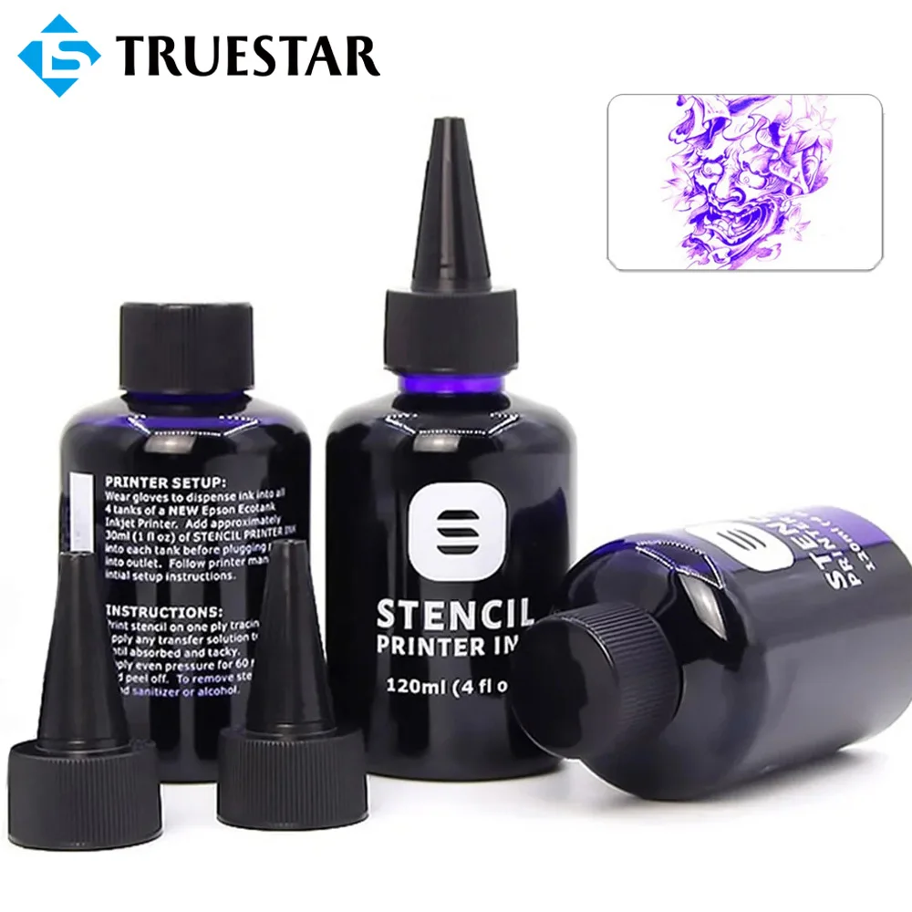 Tattoo-Stencil-Printer-Ink-120ml-Transfer-Tracing-Paper-4oz-for-Inkject ...