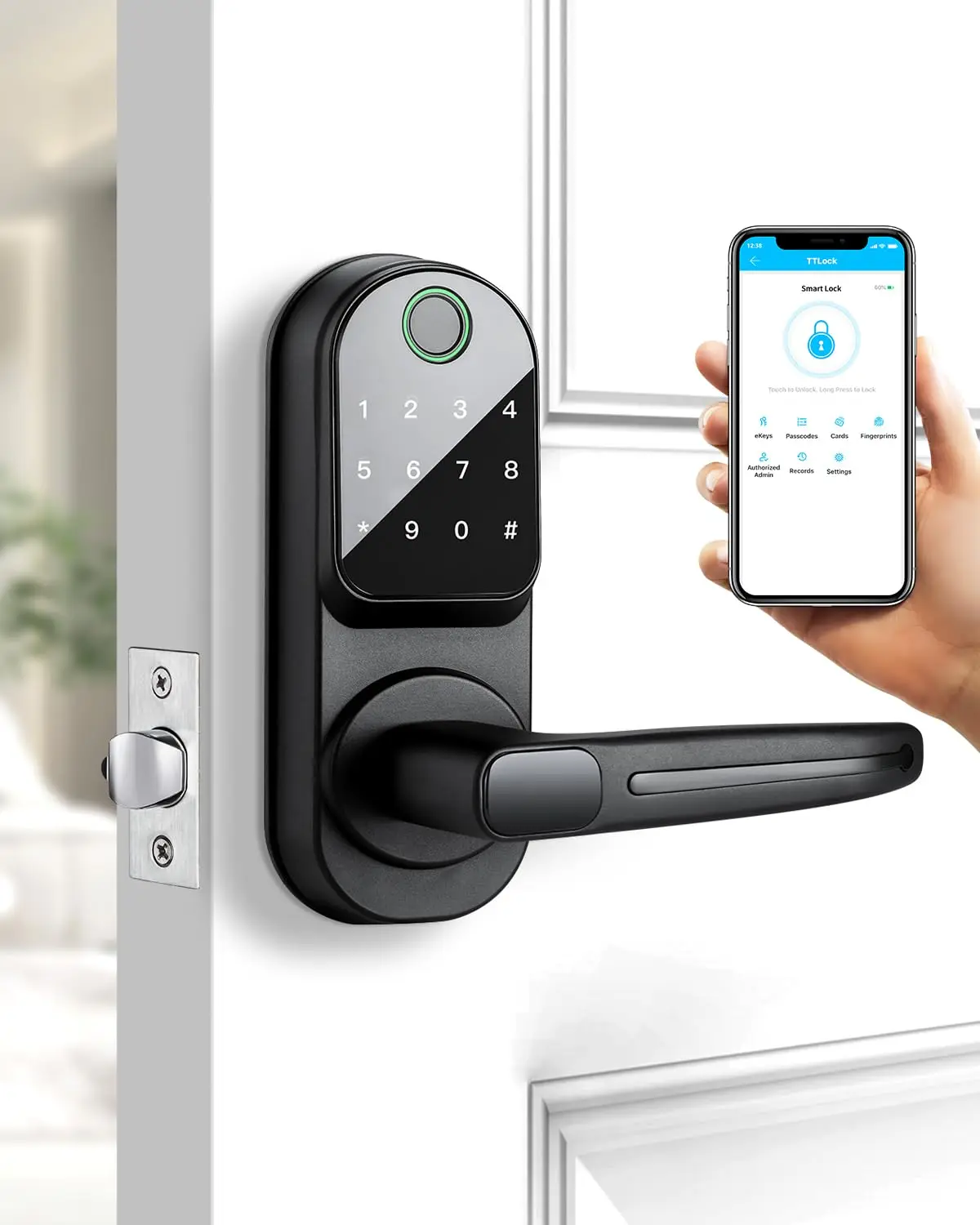 ttlock-Smart-Lock-Fingerprint-Door-Lock-Keyless-Entry-Door-Lock-with ...