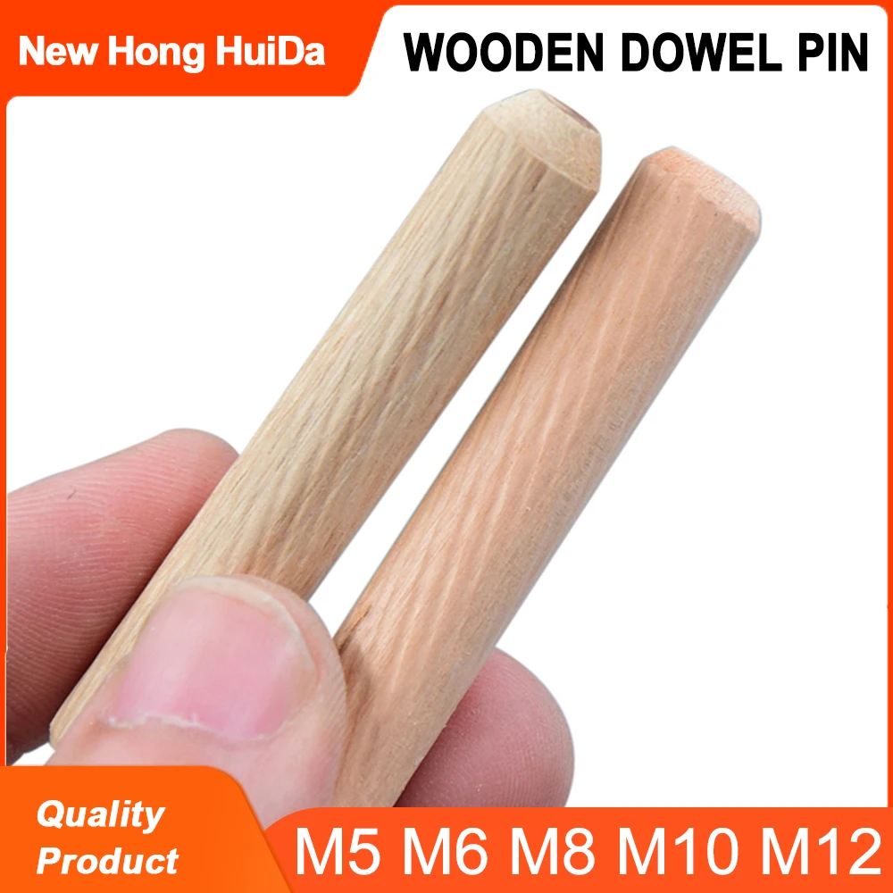50-100pcs-M5-M6-M8-M10-M12-Wooden-Dowel-Cabinet-Drawer-Round-Fluted ...