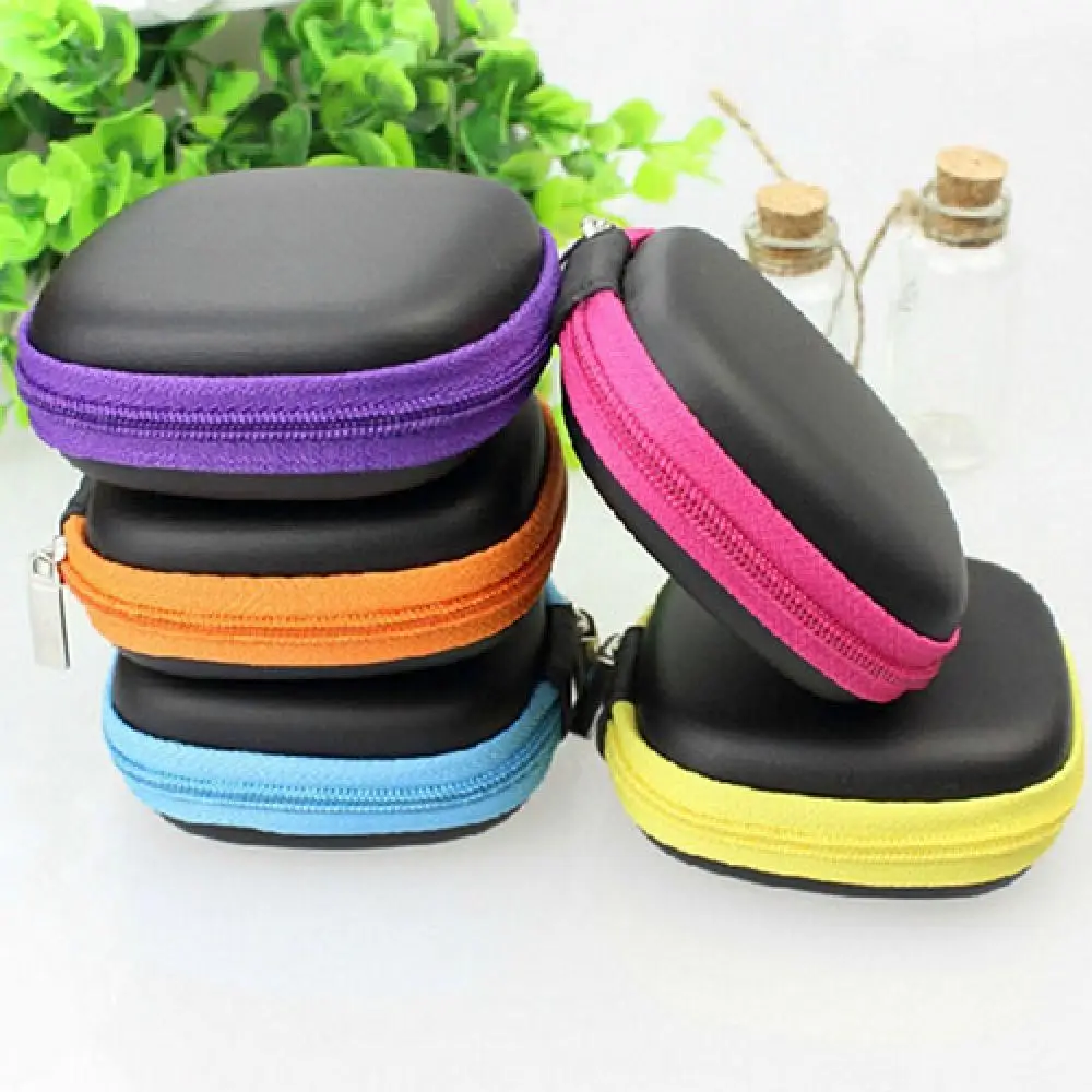 Wired Wireless Earphone Case Data Cord Organizer Headphones Case ...