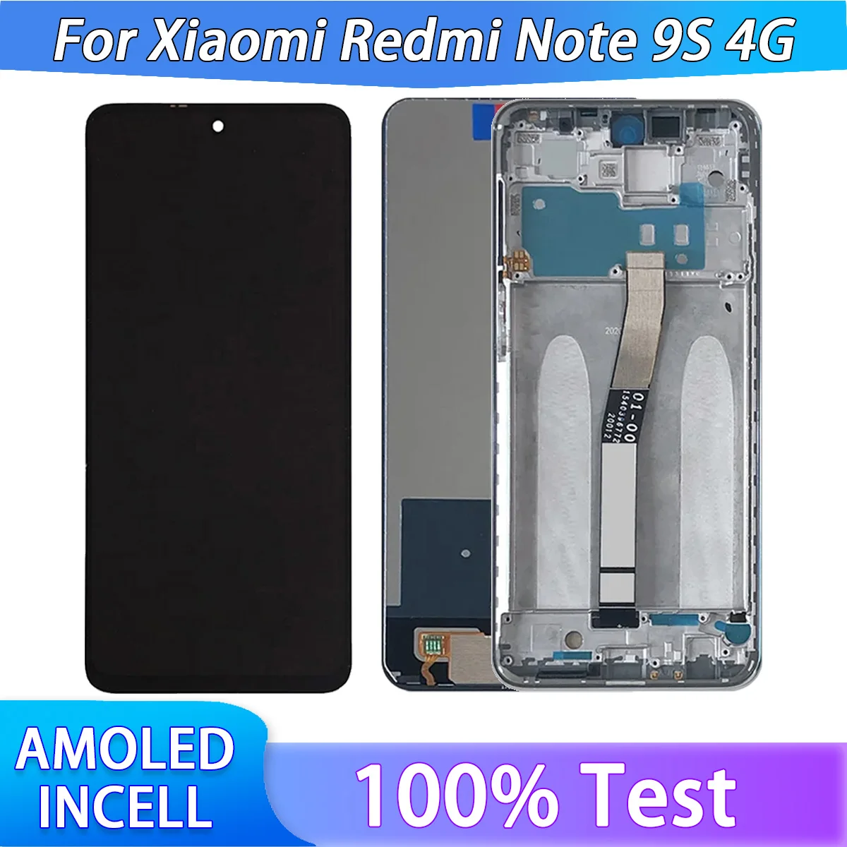 TFT-LCD-For-Xiaomi-Redmi-Note-9-pro-4GM2003J6A1G-LCD-Display-Touch ...