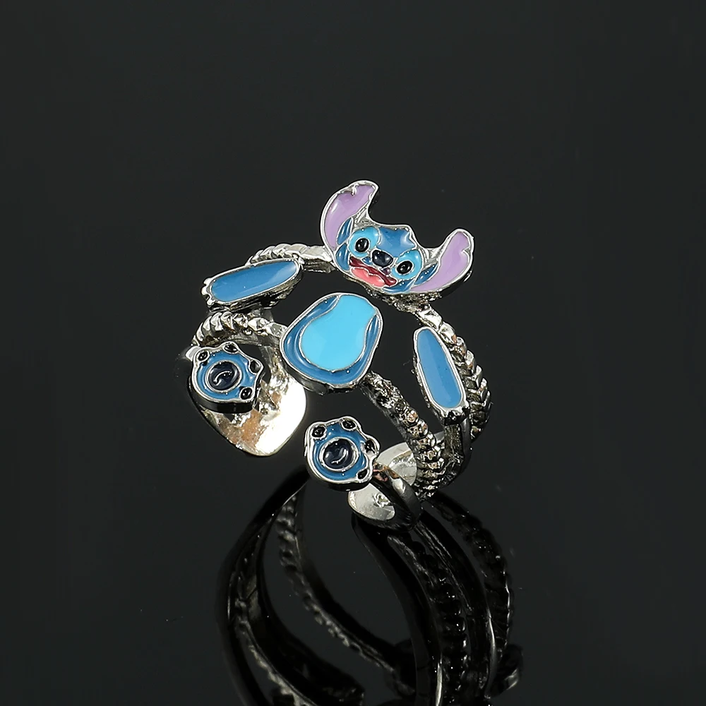 Disney-Lilo-Stitch-Opening-Rings-Cartoon-Cute-Stitch-Adjustable-Ring ...
