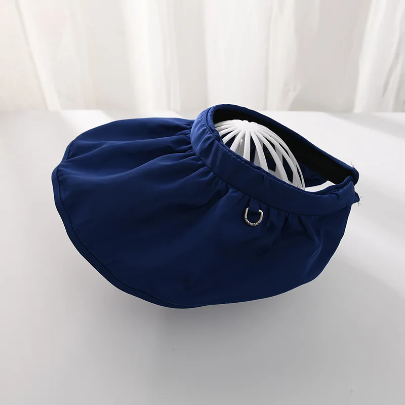 New Women's Sunshade Wide Brim Beach UV Protection Sun Hat Headband