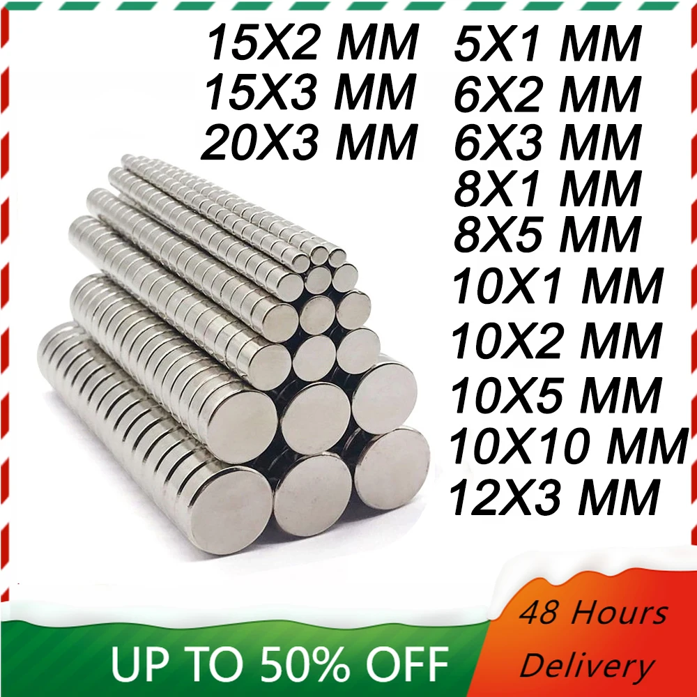 Super-Strong-Magnets-NdFeB-Neodymium-Magnet-Small-Disc-Magnet-N35-Iman ...