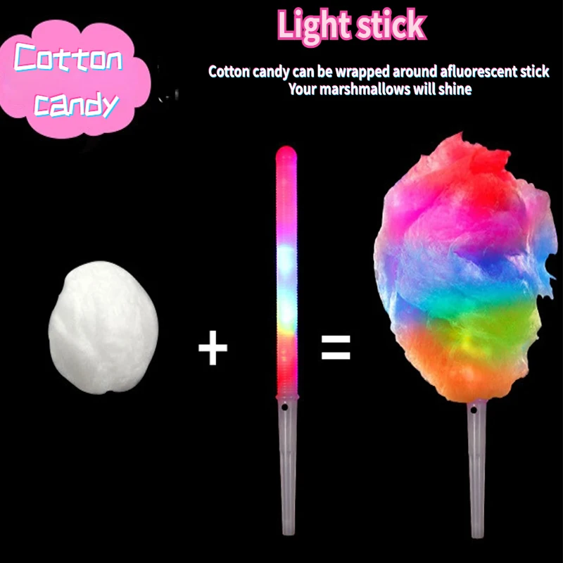 Cotton Candy On A Glow Stick
