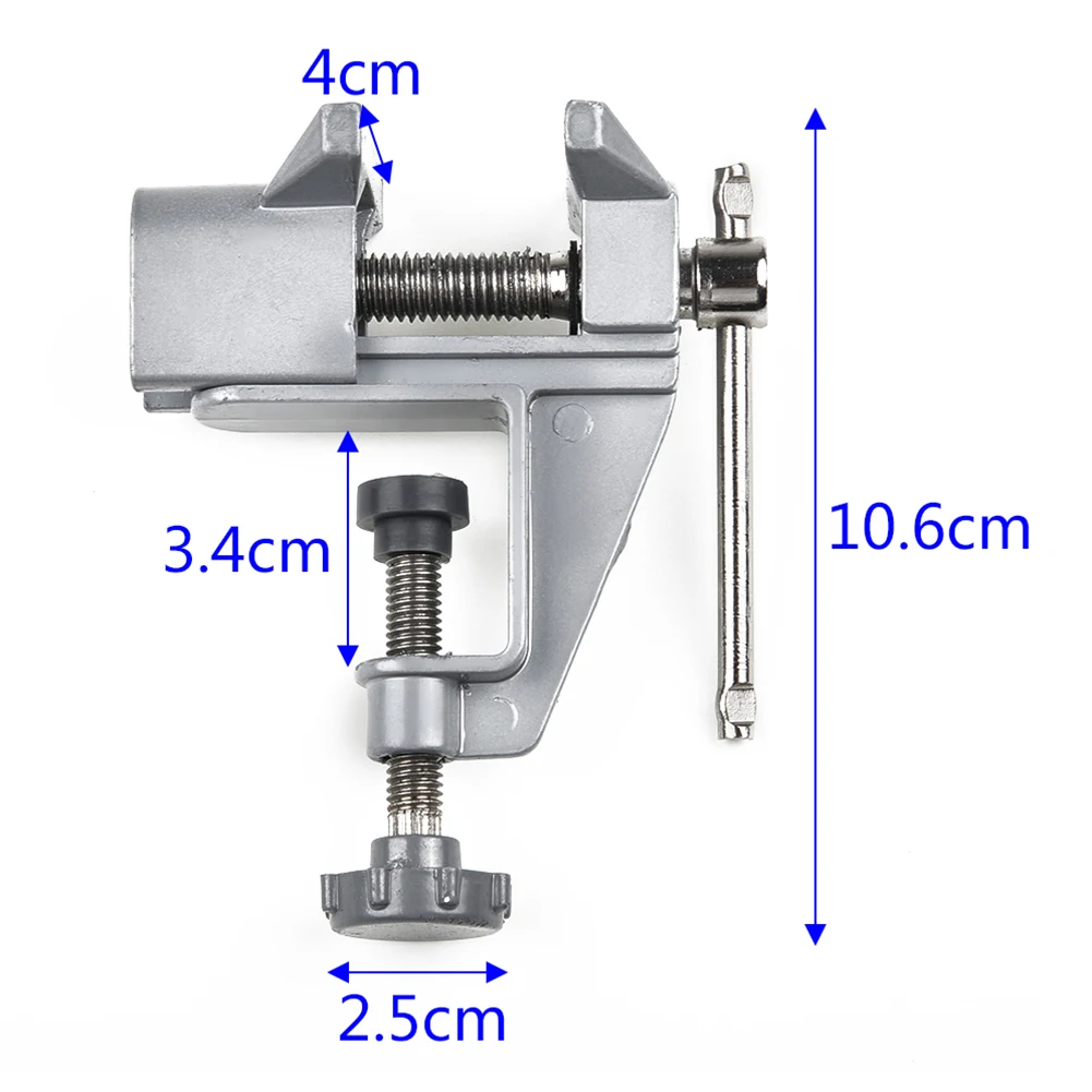 Mini-Table-Bench-Vise-Work-Clamps-Swivel-Hobby-Craft-Repair-Tools ...