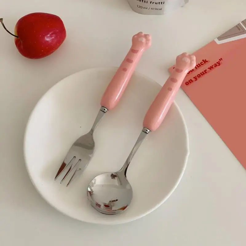 Stainless-Steel-Spoon-Cute-Styling-Spoon-Rice-Spoon-Warm-And-Delicate-To-The-Touch-Creative ...