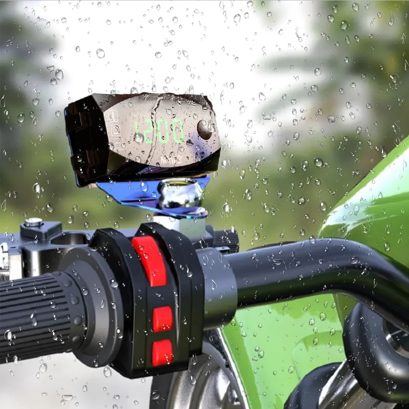 Volt-metro-Digital-3-en-1-para-motocicleta-reloj-electr-nico-term-metro ...