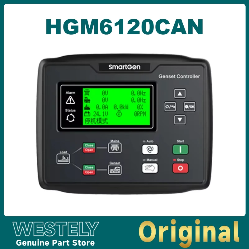 Original-HGM6120CAN-Automatic-Start-Generator-Controller-Compatible-The ...