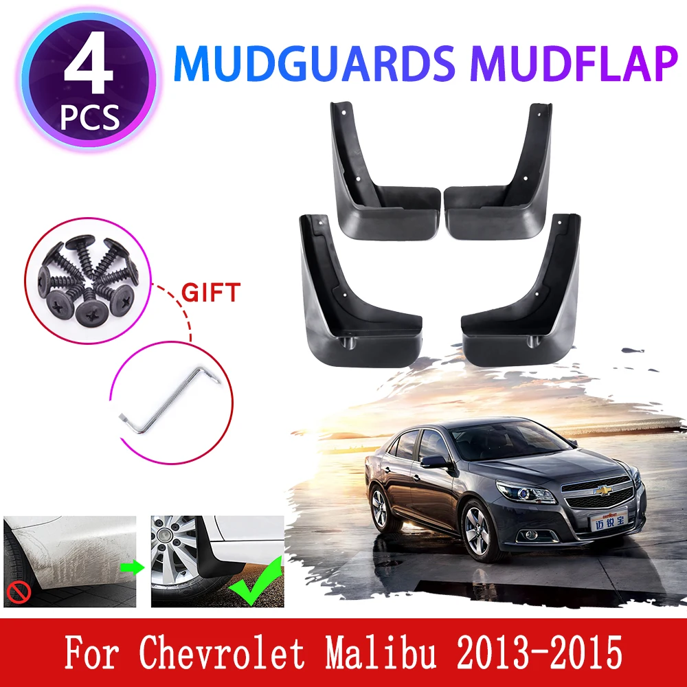 for Chevrolet Malibu 8 8th 2013 2014 2015 4x Mudguards Mudflaps Fender ...