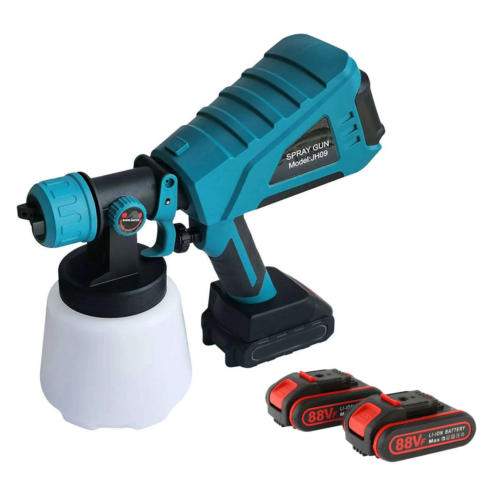 1000ML-600W-Spray-Gun-High-Power-Home-Elektrische-Farbe-Sprayer-Einfach ...