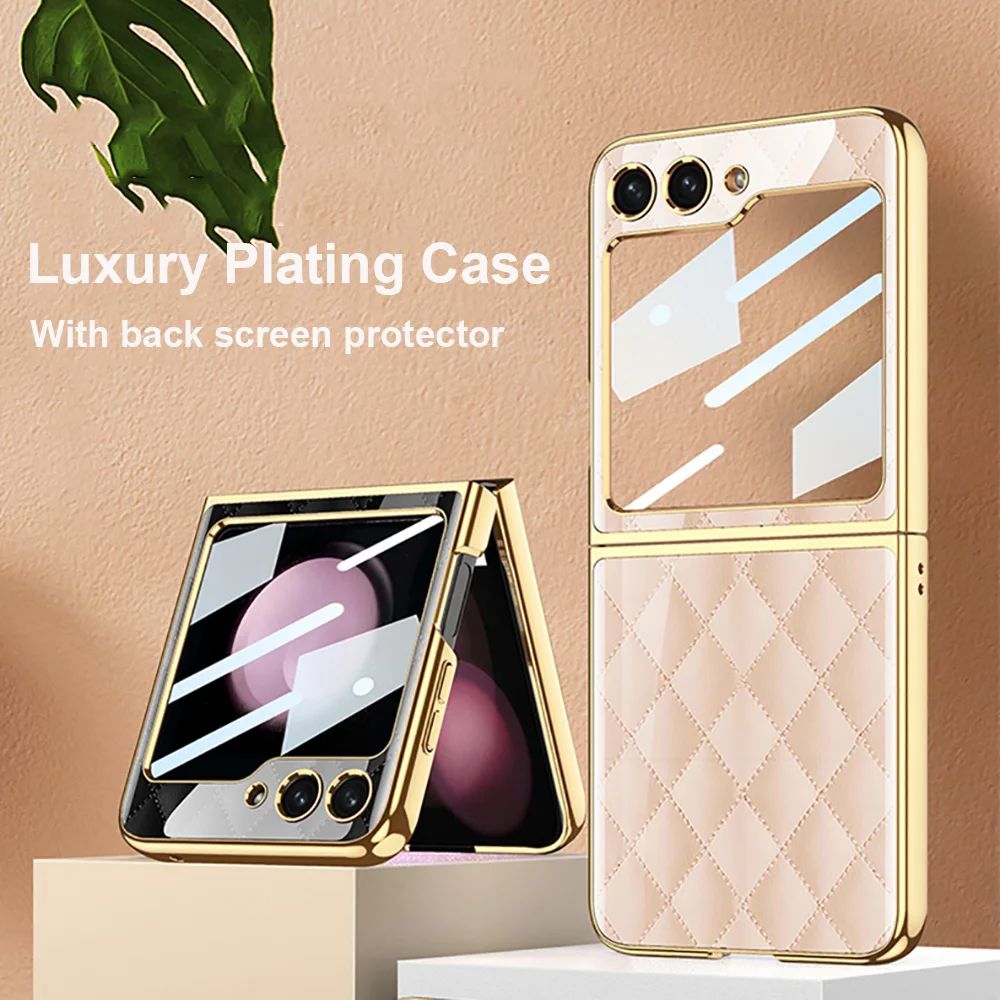 100-Original-GKK-Plating-Skull-Case-for-Samsung-Galaxy-Z-Flip-5-5G ...