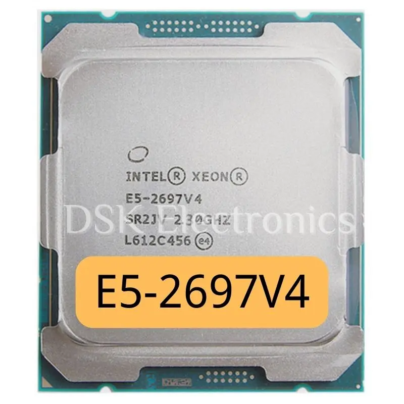 Processador CPU Intel Xeon, E5 2697, V4, E5, 2697V4, 2,3 GHz, 55M, 18 núcleos, 36 thread, 145W ...