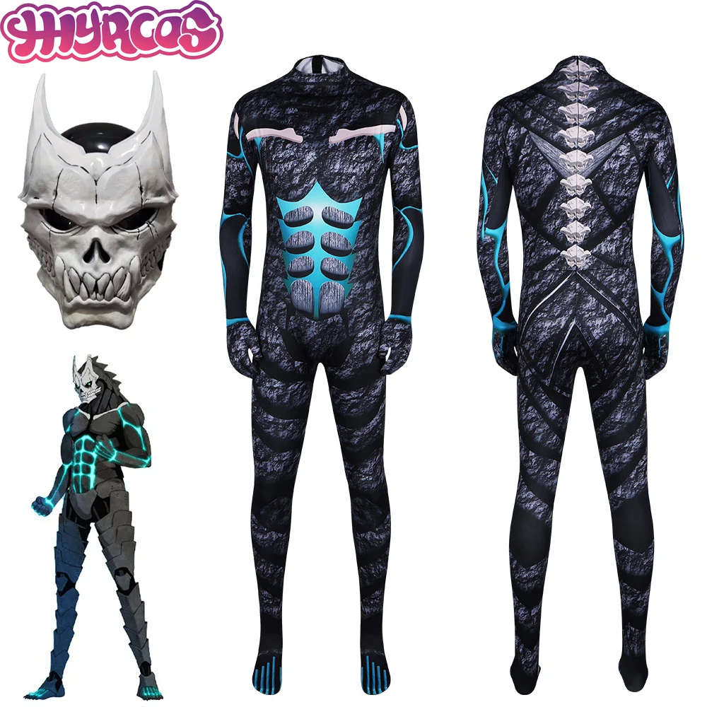 Anime-Kaiju-No-8-Cos-Kafka-Hibino-Cosplay-Costume-Jumpsuits-3D-Mask ...