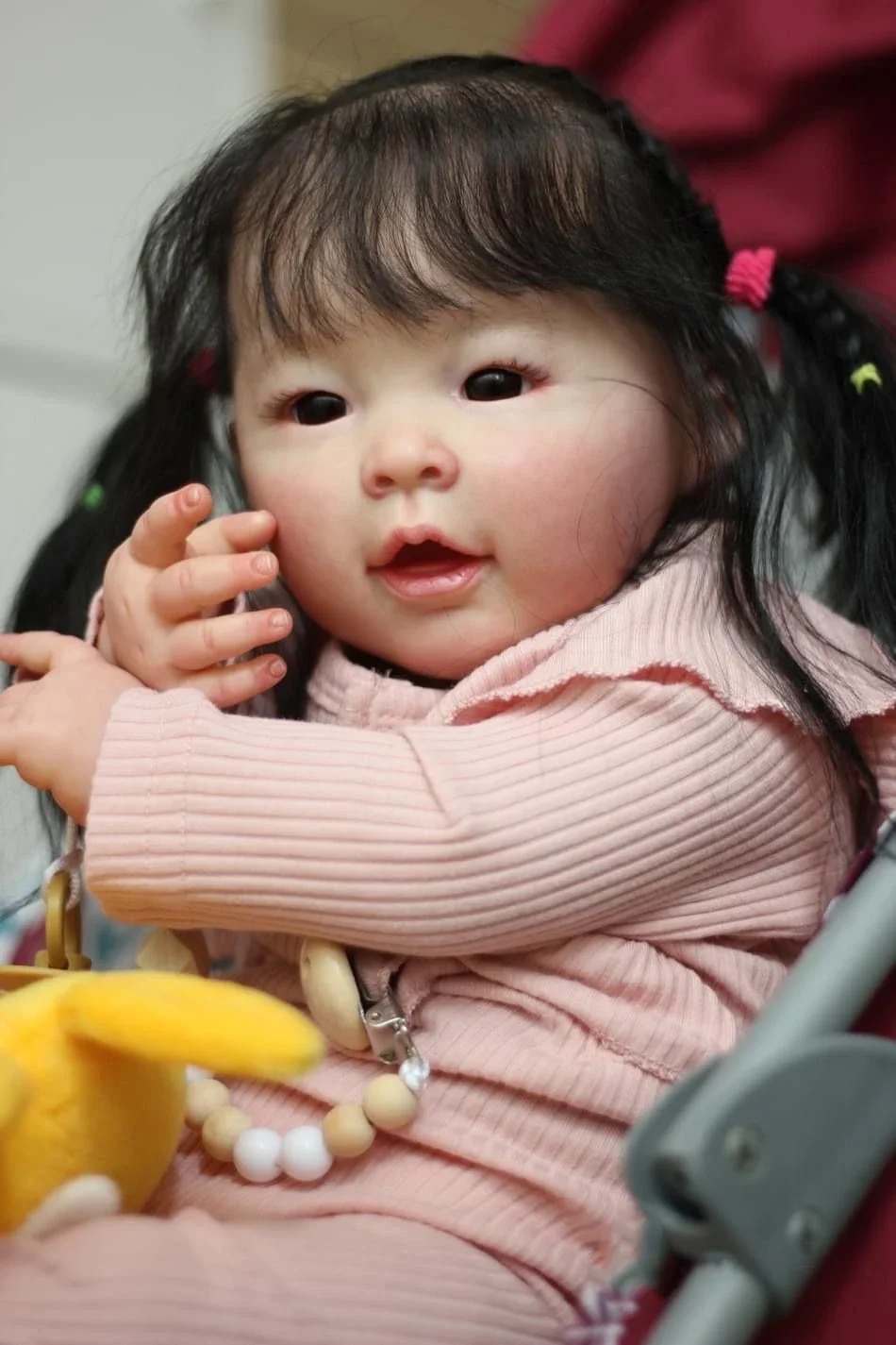 NPK 24'' Handmade 3D Skin Art Doll with Hand Root Hair Reborn Meilien ...