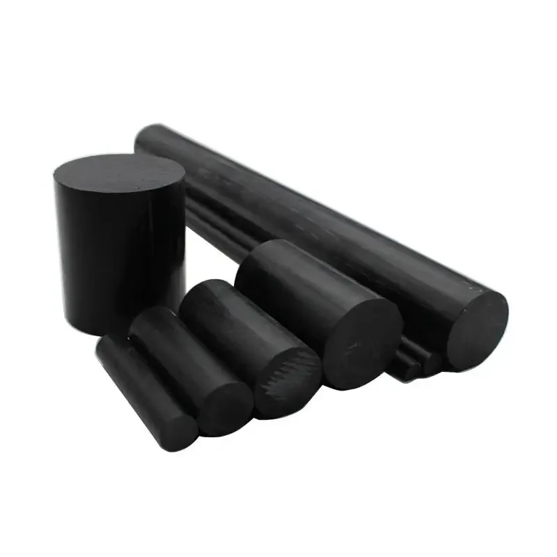 PVC-Rod-Black-Plastic-Engineering-Round-Bar-Billet-Spacer-Diameter-8mm ...
