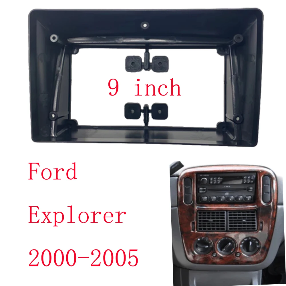 9-inch-Car-Fascia-Radio-Panel-for-Ford-Explorer-2000-2005-Dash-Kit ...