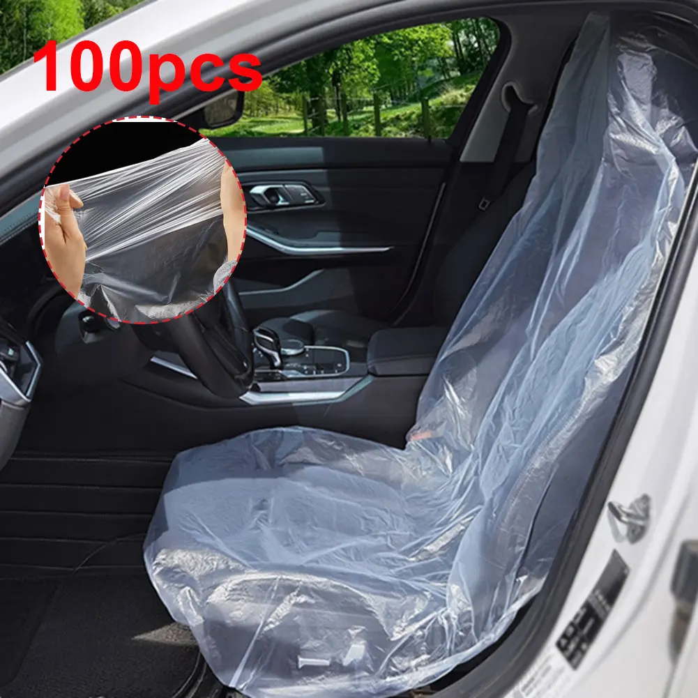 100pcs-Set-Car-Disposable-Seat-Plastic-Seat-Cover-Anti-fouling ...