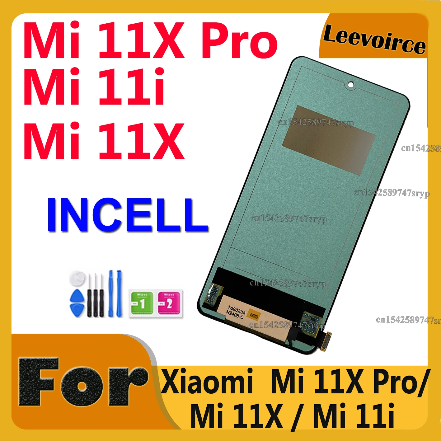 INCELL-For-Xiaomi-Mi-11i-Mi11X-MI-11X-LCD-Display-Touch-Screen-Digitizer-Assembly-Replacement ...