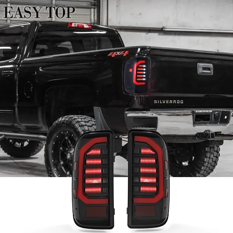 LED-Brake-Reverse-Lamp-For-Chevrolet-Silverado-2014-2015-2016-2018-Tail ...