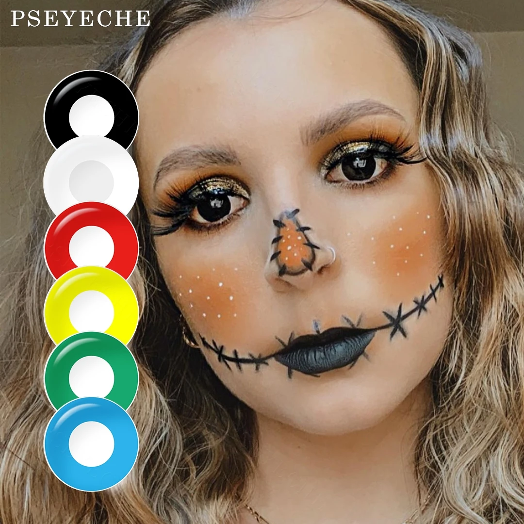 Solid White Contact Lenses